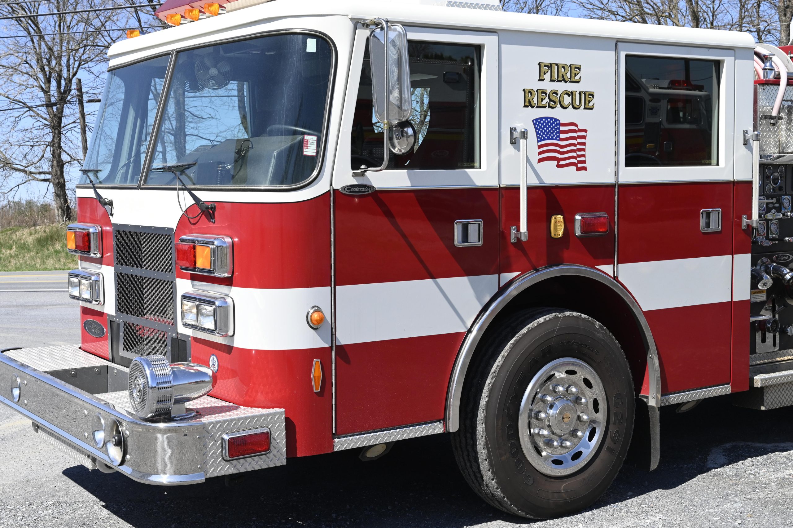 SOLD SOLD SOLD 2002 Pierce 1250/1000 Rural Pumper with rear dump ...