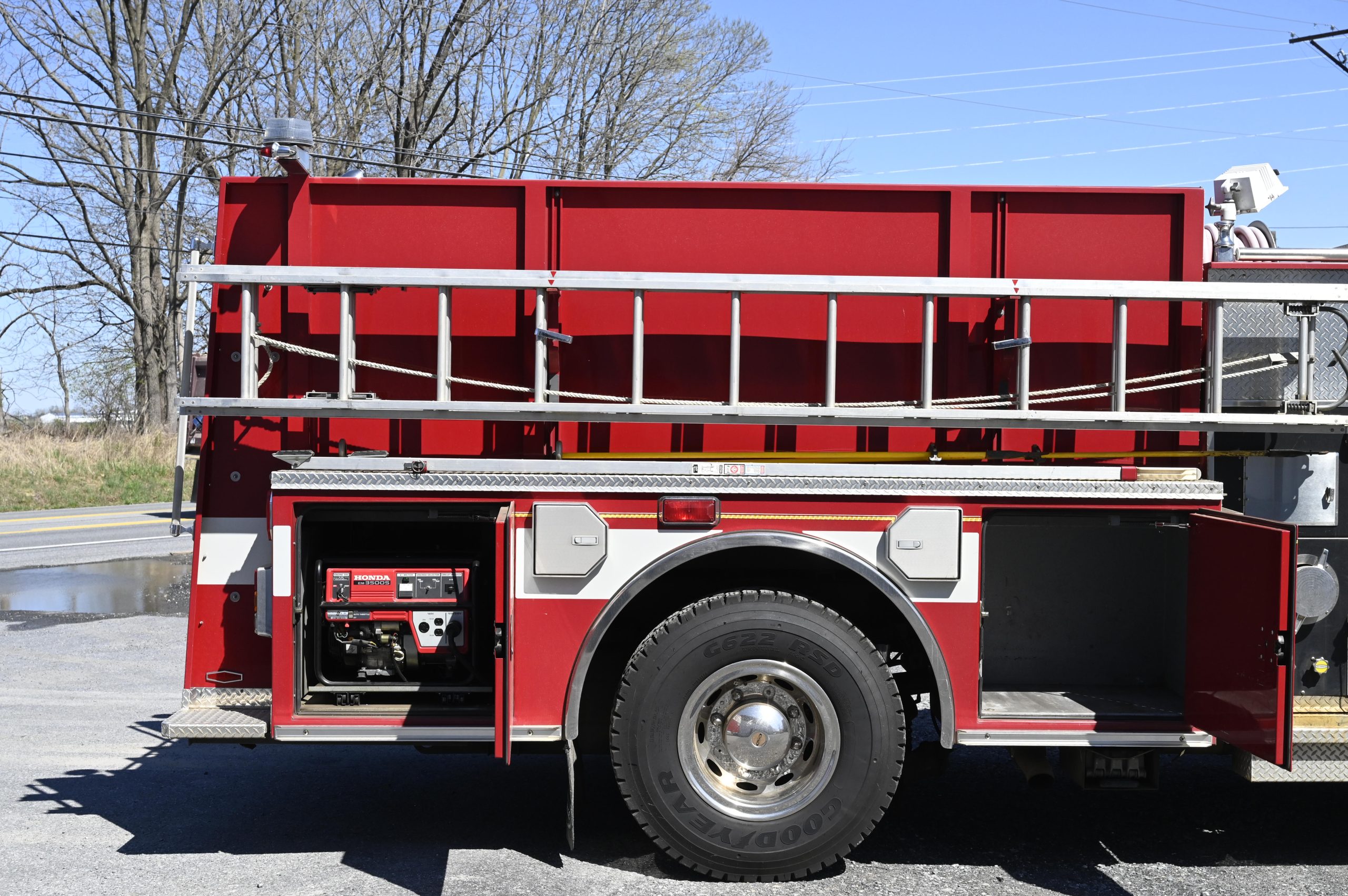 SOLD SOLD SOLD 2002 Pierce 1250/1000 Rural Pumper with rear dump ...